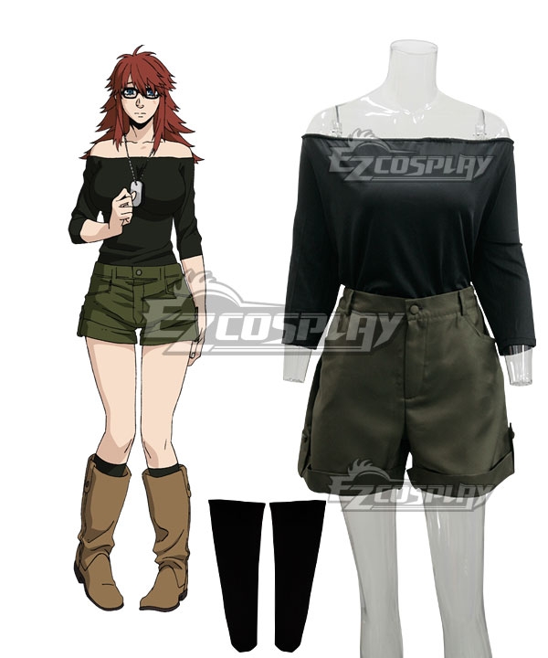 Gangsta Gyangusuta Ginger Cosplay Costume