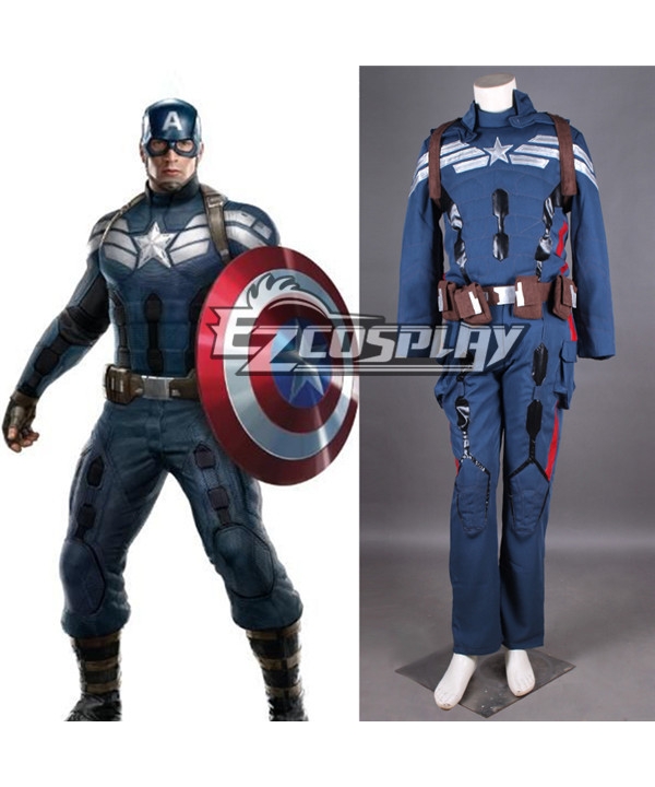 Captain America Cosplay Costume New