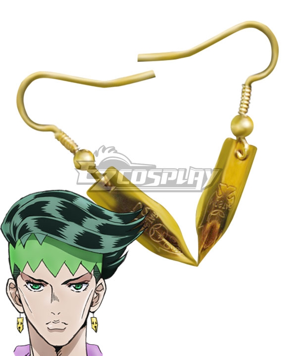 JoJo's Bizarre Adventure Rohan Kishibe Earrings Cosplay Accessory Prop
