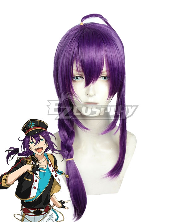 Ensemble Stars!! ALKALOID Ayase Mayoi Purple Cosplay Wig