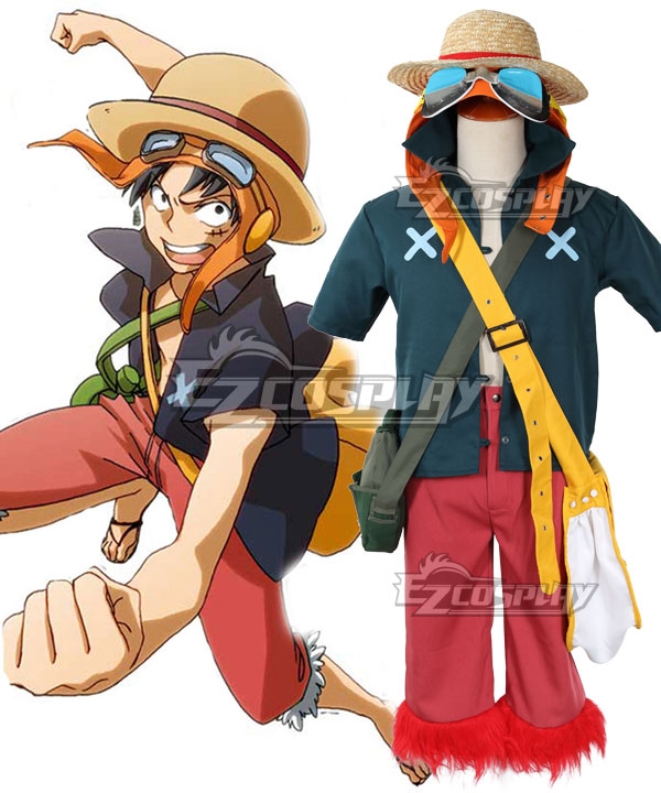 One Piece Film Strong World Monkey·D·Luffy Cosplay Costume