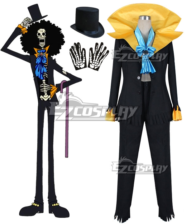 One Piece Brook Burukku Cosplay Costume