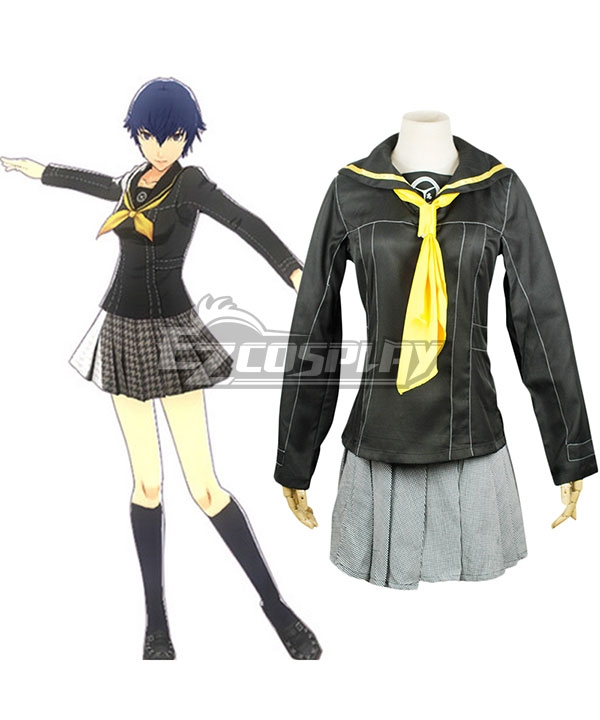 Persona 4 Shin Megami Tensei Shirogane Naoto School Uniform Cosplay Costume