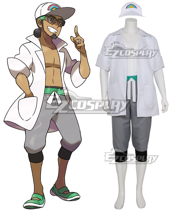 Pm Sun And Moon Professor Kukui Cosplay Costume