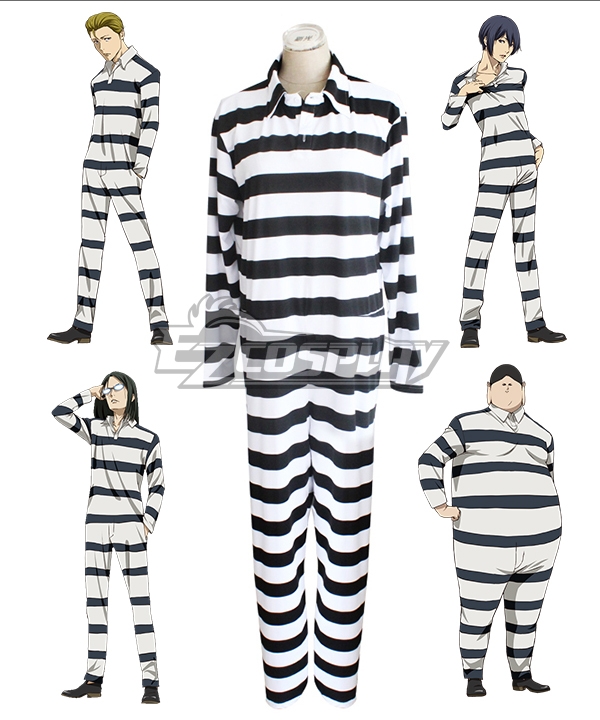 Prison School Purizun Sukuru Kiyoshi Fujino Reiji Andou Prison Uniforms ...