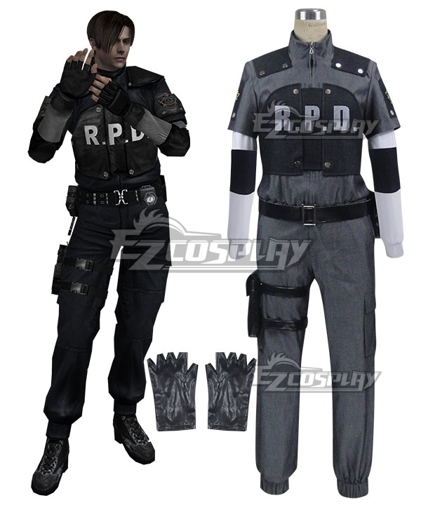 Resident Evil 4 RPD Leon Scott Kennedy Cosplay Costume