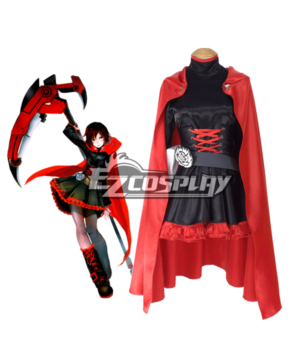 RWBY Leader of Team RWBY Ruby Rose Cosplay Costume