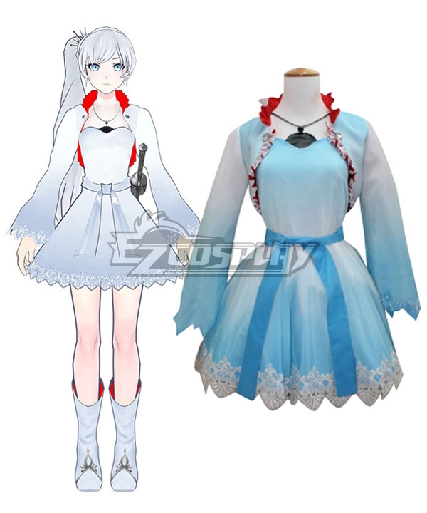 RWBY White Weiss Schnee Cosplay Costume