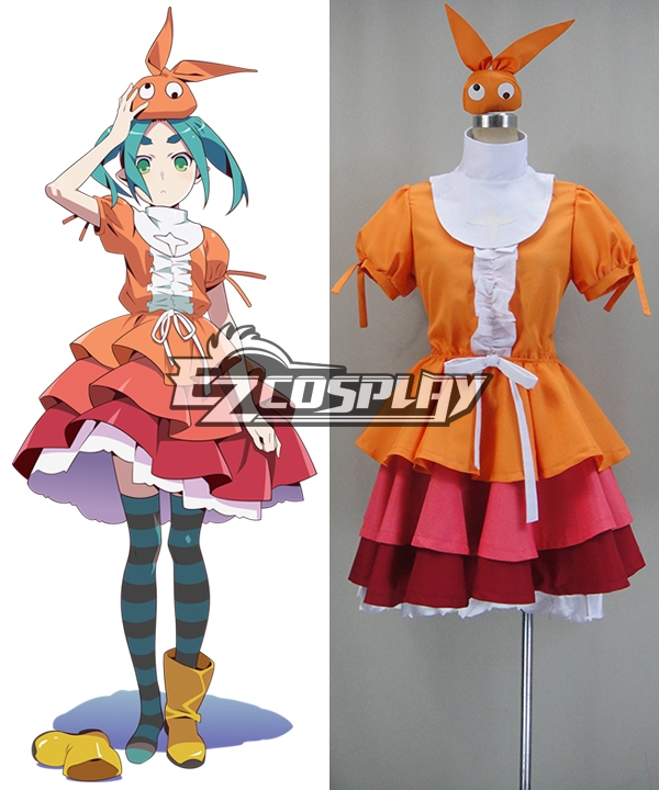 Tsukimonogatari Possession Story Ononoki Yotsugi Cosplay Costume