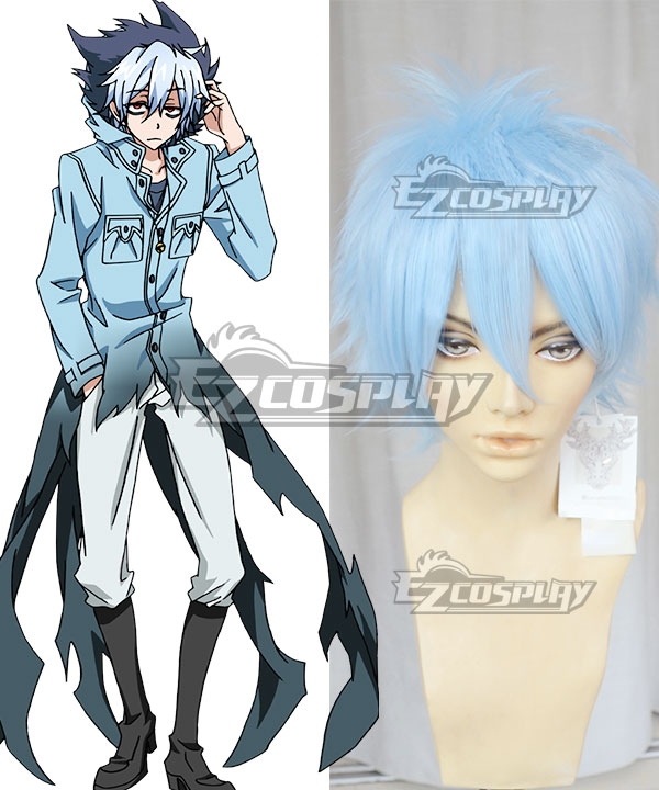 Servamp Kuro Sloth Blue Cosplay Wig