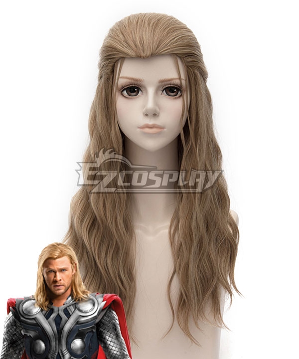 Marvel Avengers Age of Ultron Thor Odinson Light Brown Cosplay Wig