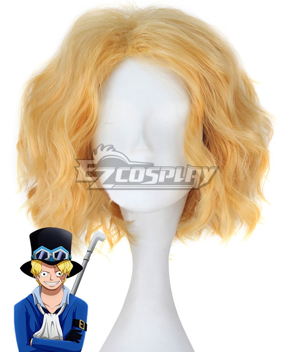 One Piece Sabo Golden Cosplay Wig