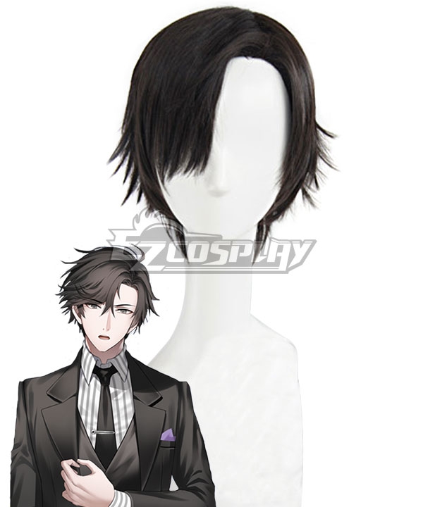 Mystic Messenger Jumin Han Black Cosplay Wig