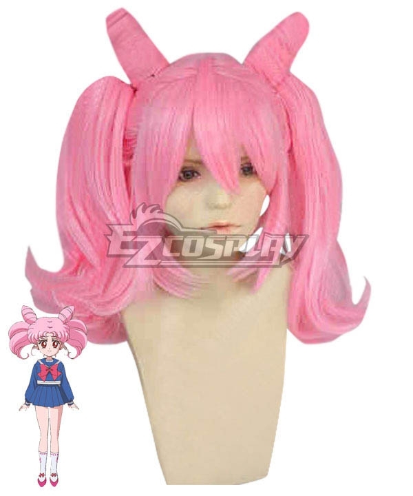 Sailor Moon Sailor Chibi Usa Pink Cosplay Wig - B Edition