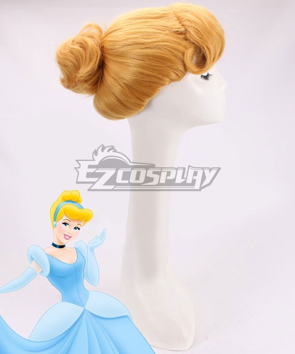 Disney Cinderella Princess Cinderella Yellow Cosplay Wig