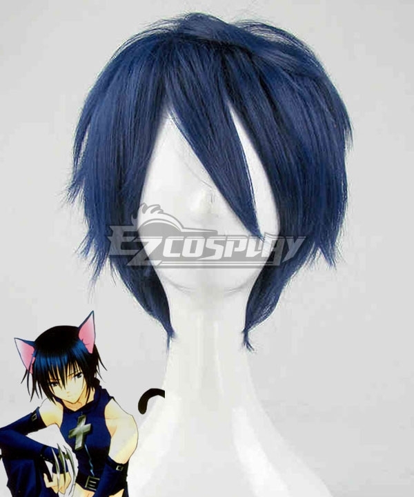 Shugo Chara! Tsukiyomi Ikuto Dark Blue Cosplay Wig