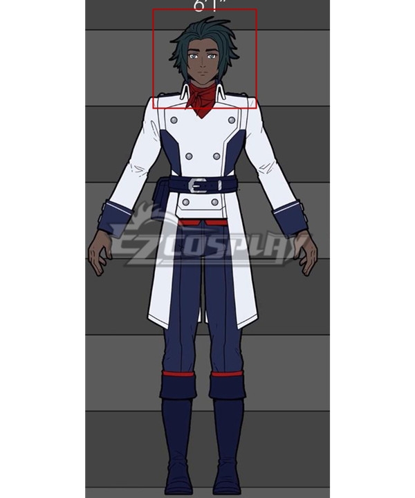 RWBY Marrow Amin Green Cosplay Wig