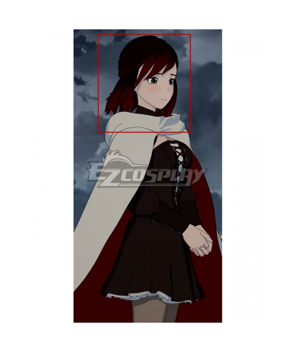 RWBY Summer Rose Black Cosplay Wig
