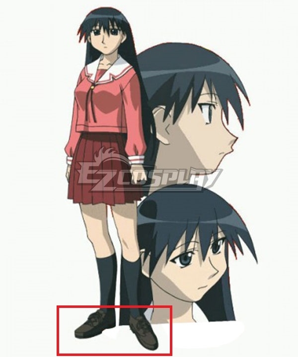 Azumanga Daioh Sakaki Black Cosplay Shoes