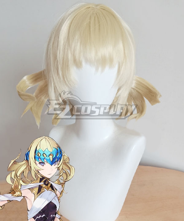 Fate Grand Order FGO Saber Dioscuri Pollux Golden Cosplay Wig