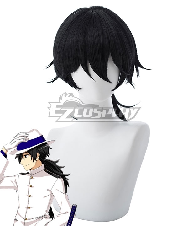 Fate Grand Order FGO Rider Sakamoto Ryoma Black Cosplay Wig 235U