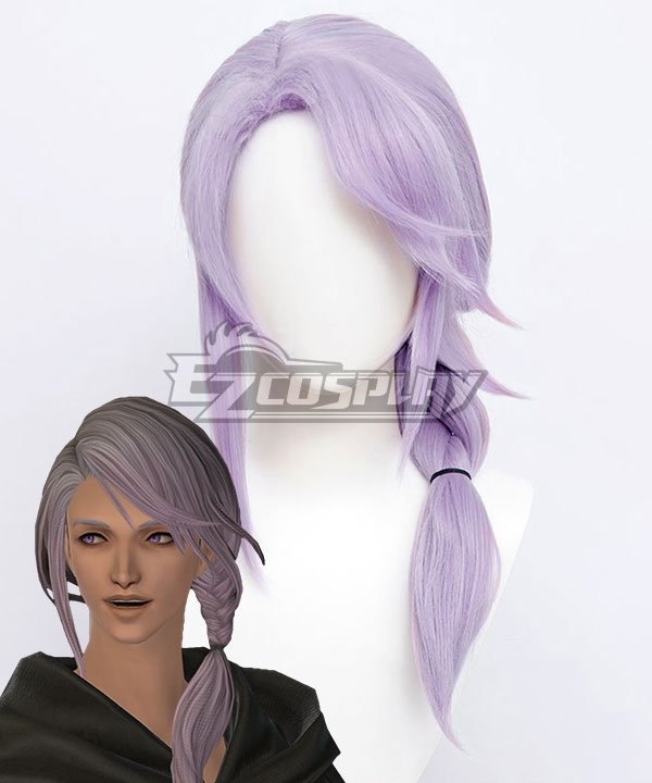 Final Fantasy XIV Endwalker FF14 Hythlodaeus White Cosplay Wig