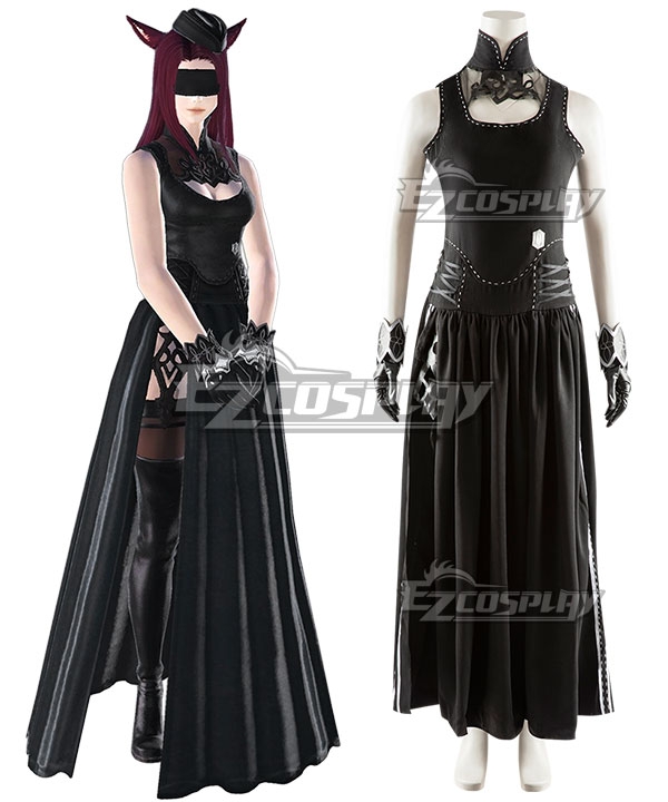 Final Fantasy XIV FF14 Nier Female Miqo'te YoRHa Gear Cosplay Costume