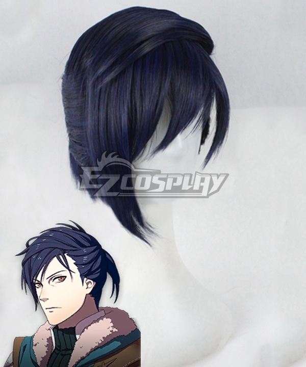 Fire Emblem Three Houses 5 Years Felix Timeskip Blue Cosplay Wig