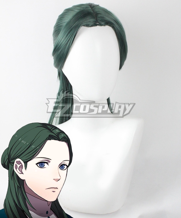 Fire Emblem: Three Houses 5 Years Linhardt Timeskip Green Cosplay Wig