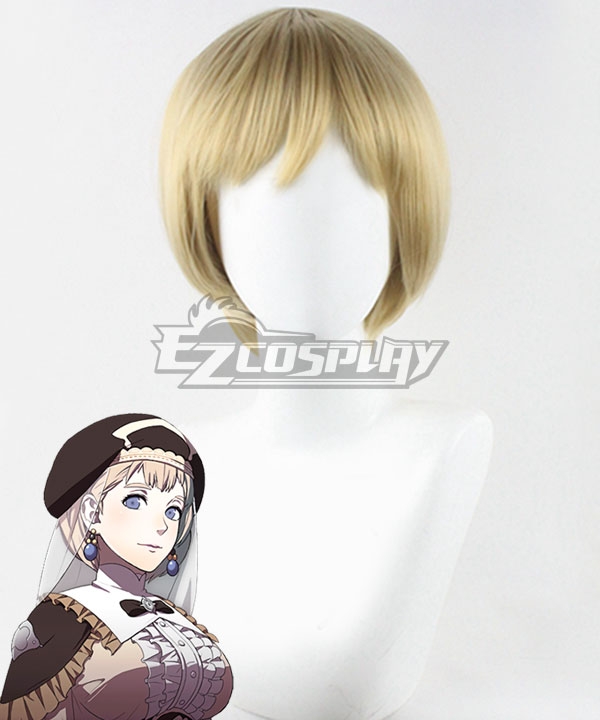 Fire Emblem: Three Houses 5 Years Mercedes Timeskip Golden Cosplay Wig