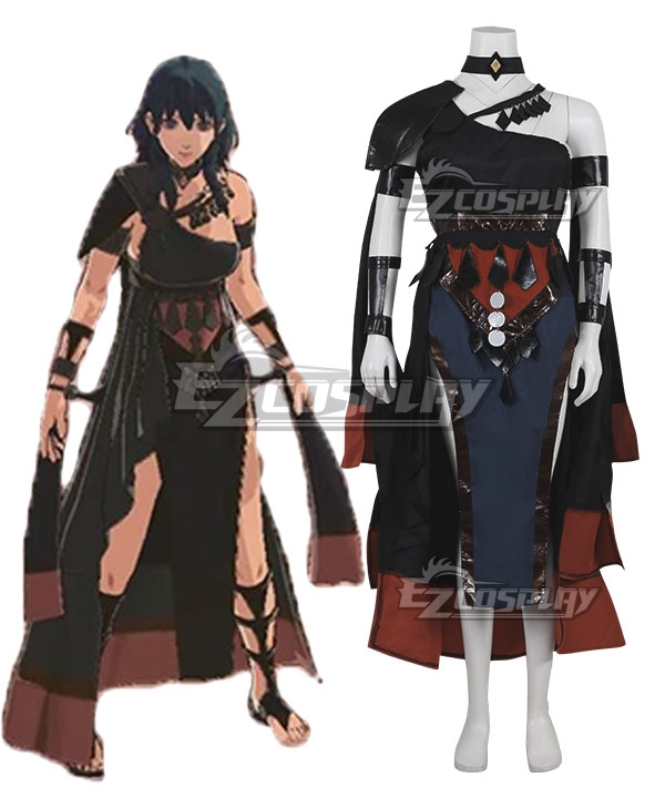 Fire Emblem: Three Houses Female Byleth DLC Black Cosplay Costume