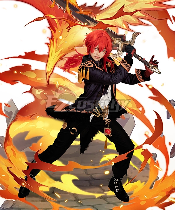 Genshin Impact Diluc Customize Size Cosplay Costume