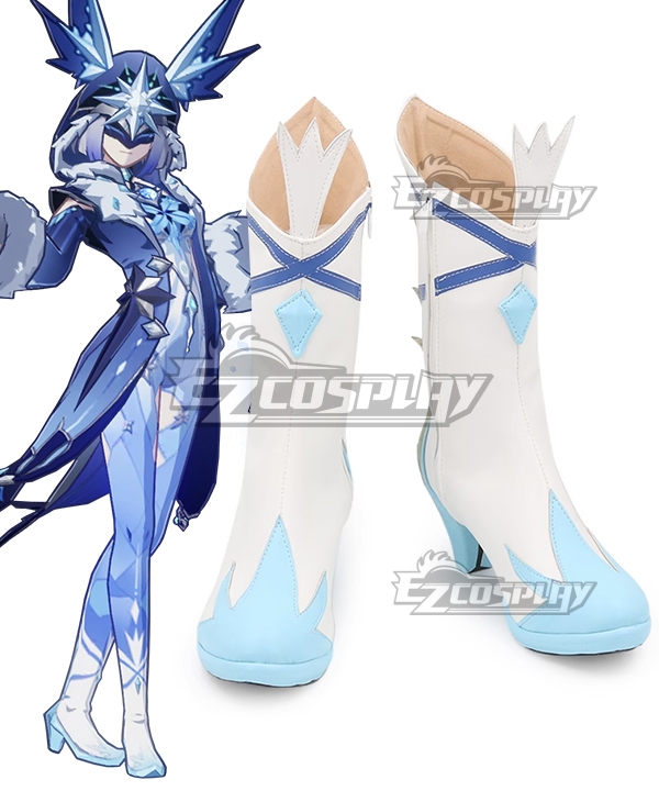 Genshin Impact Fatui Cryo Cicin Mage Cosplay Shoes