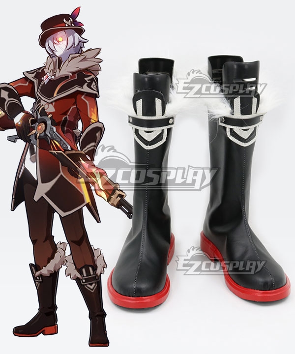 Genshin Impact Fatui Skirmisher Pyroslinger Bracer Cosplay Shoes