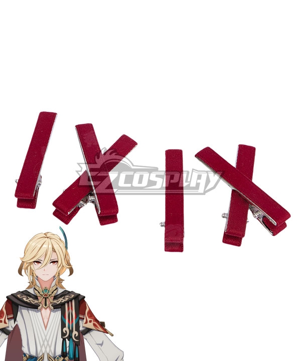 Genshin Impact Kaveh Hair Clips Cosplay Accessory Prop