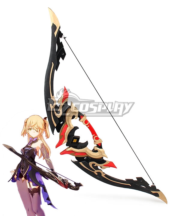 Genshin Impact Venti Fischl Amber Rust Bow Cosplay Weapon Prop