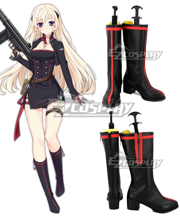 Girls' Frontline G3 Black Cosplay Shoes