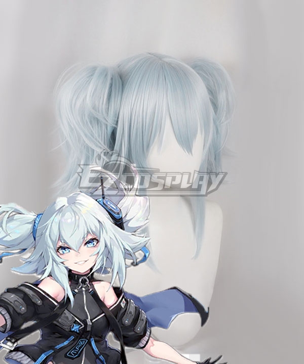 Girls Frontline PA15 Blue Short Cosplay Wig