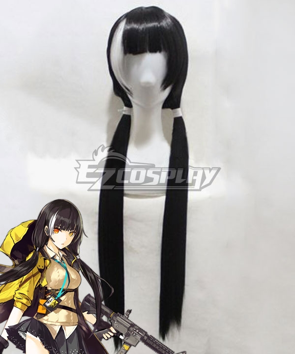 Girls Frontline RO635 Black White Cosplay Wig