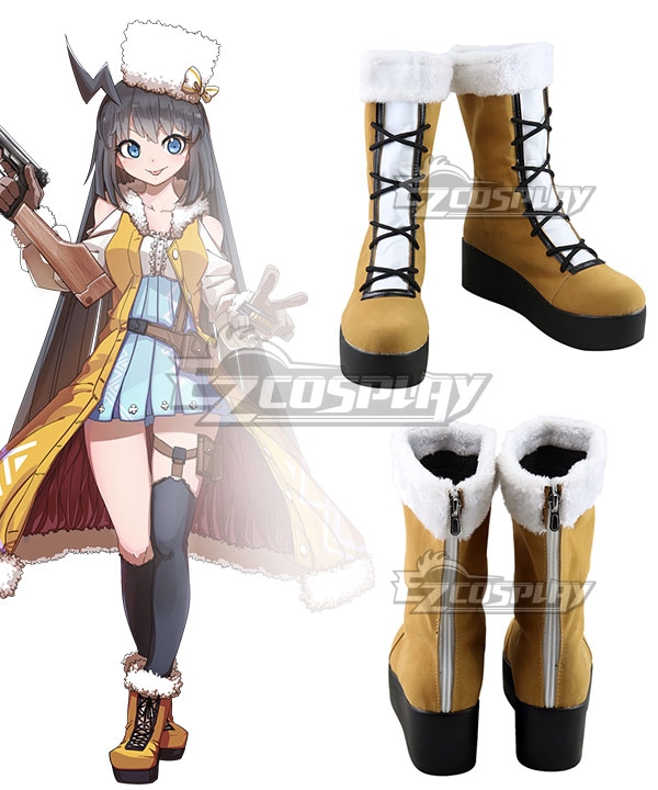 Girls' Frontline Stechkin APS Brown Cosplay Boots
