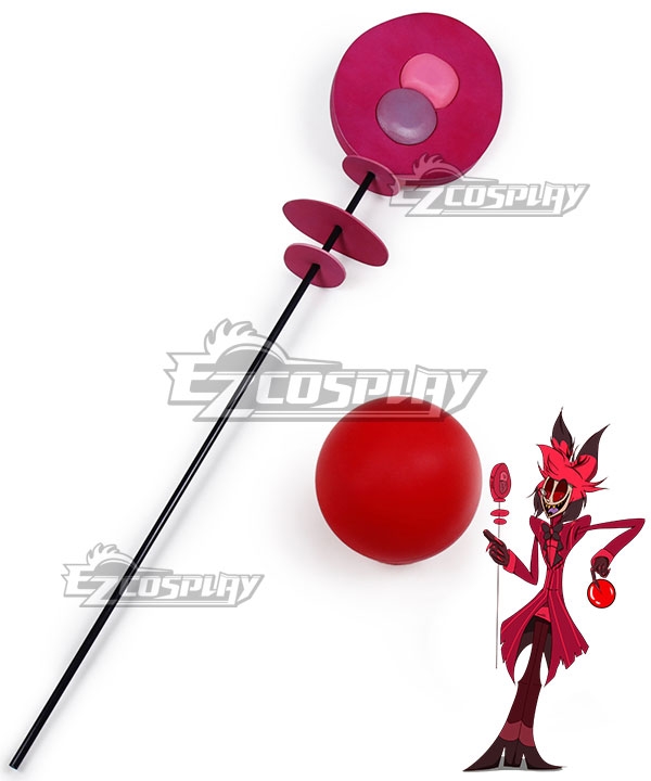 Hazbin Hotel Alastor Staff and Ball Cosplay Weapon Prop