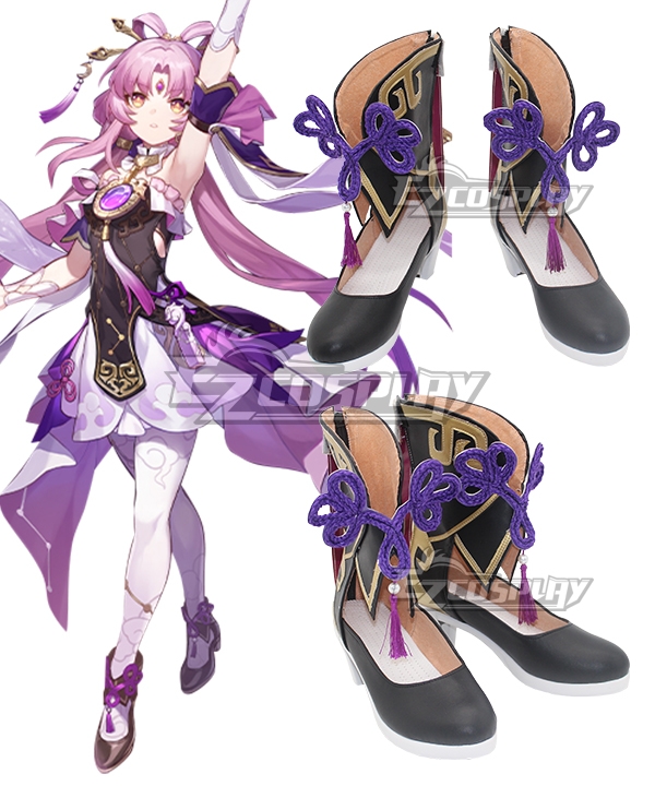 Honkai: Star Rail Fu Xuan Black Cosplay Shoes