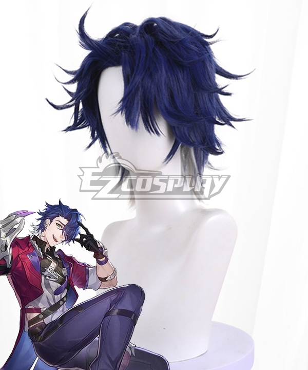 Honkai: Star Rail Sampo Blue Cosplay Wig