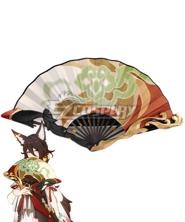Honkai: Star Rail Tingyun Holding Fan Cosplay Accessory Prop
