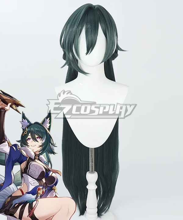 Honkai: Star Rail Yukong Green Cosplay Wig