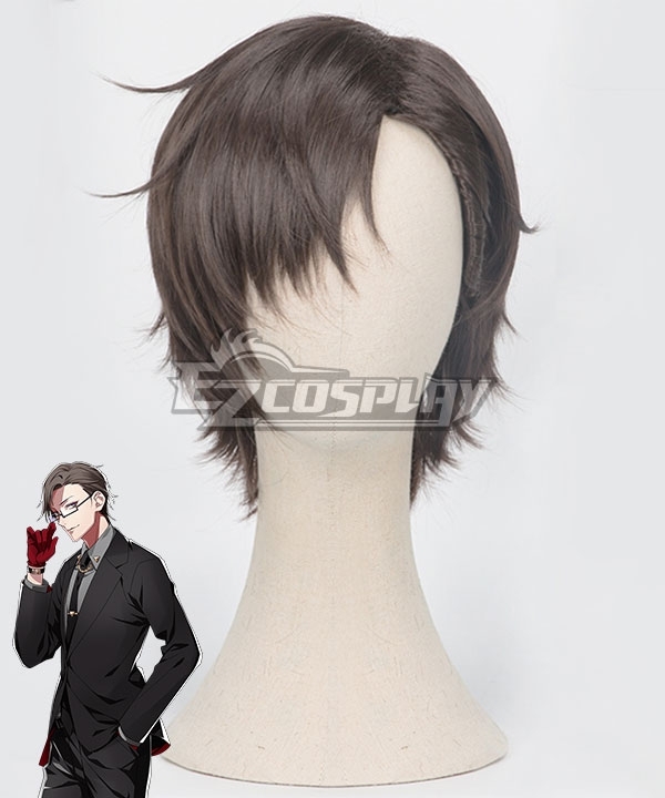 Hypnosis Mic Division Rap Battle 45 Rabbit Juto Iruma Brown Cosplay Wig