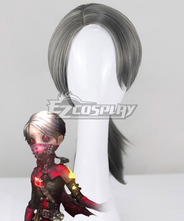 Identity V Embalmer Aesop Carl Exorcist Halloween Grey Cosplay Wig