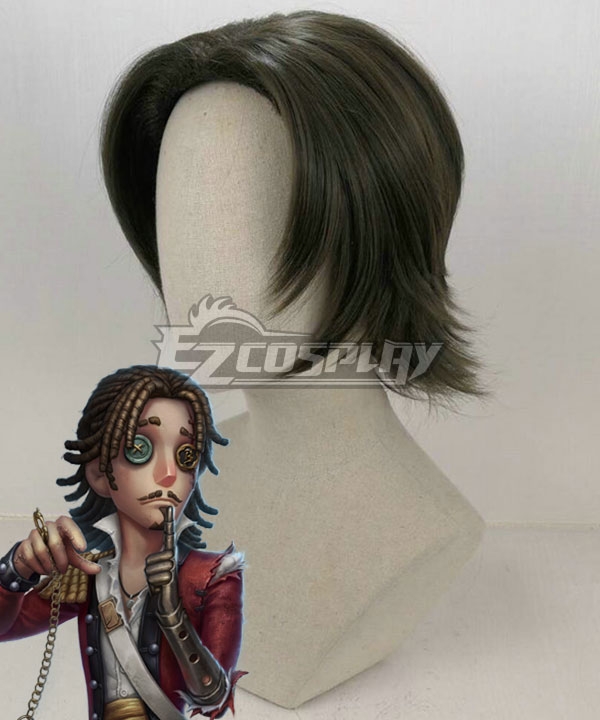 Identity V First Officer Jose Baden Black Halloween Cosplay Wig