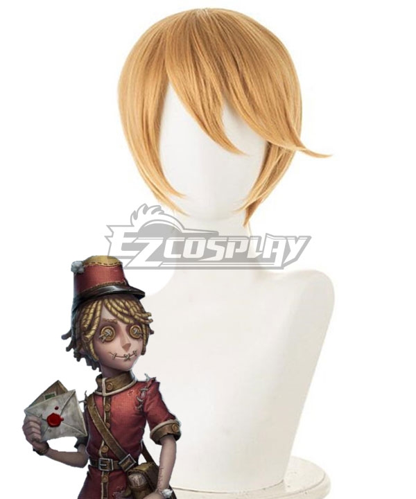 Identity V Postman Victor Grantz Halloween Golden Cosplay Wig