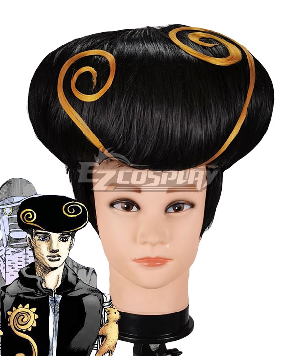 JoJo's Bizarre Adventure：JoJolion Tooru Black Cosplay Wig